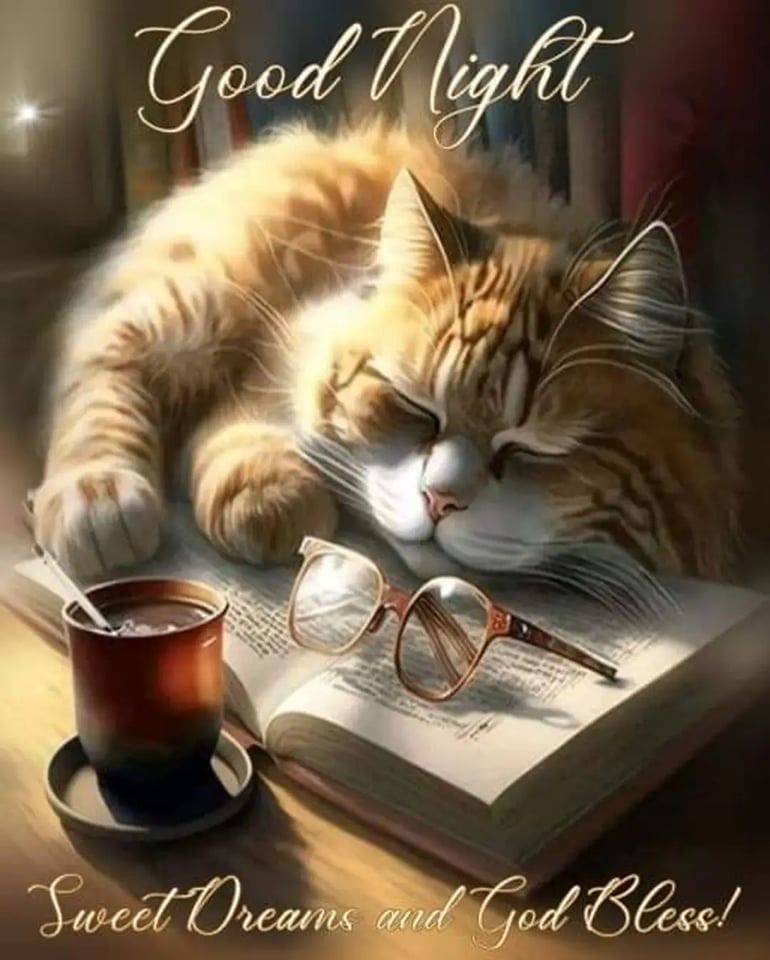 Sleeping Cat: Good Night Pictures, Photos, and Images for Facebook ...