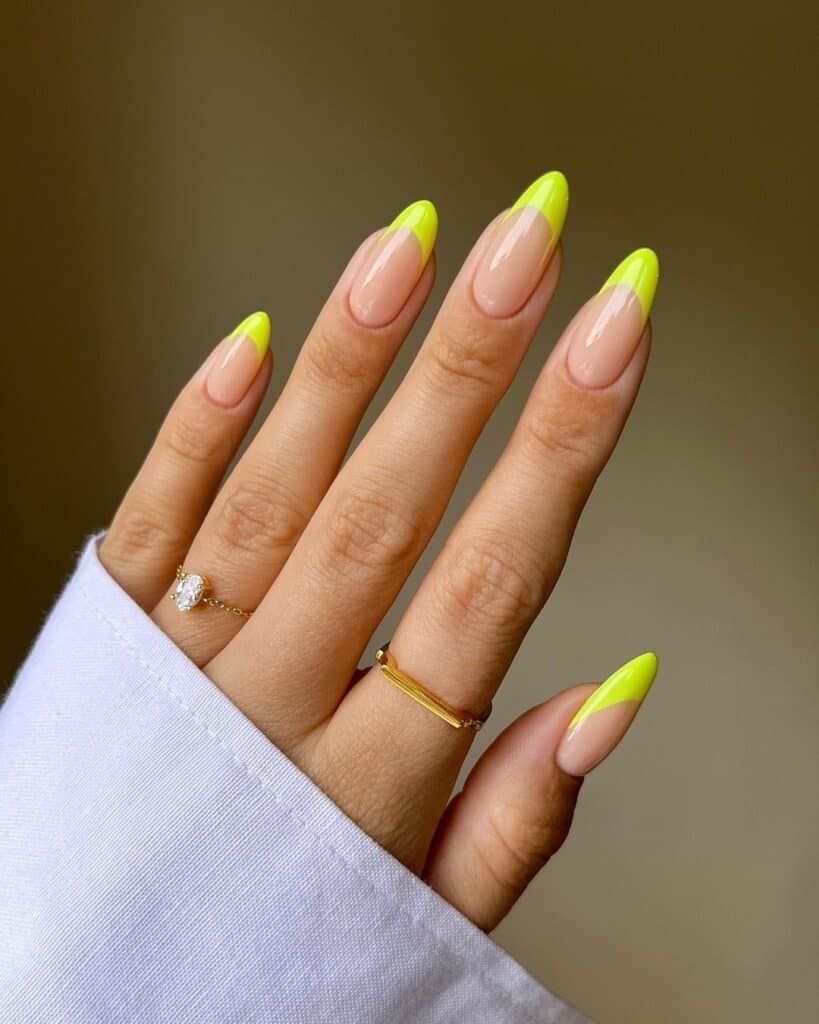 Lemon French Nails Pictures, Photos, and Images for Facebook, Tumblr ...