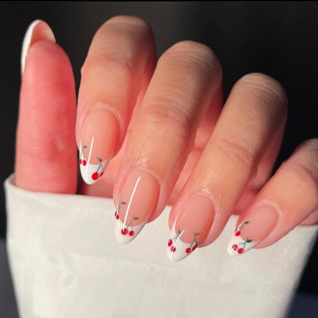 Cute Cherry Print Nails Pictures, Photos, and Images for Facebook ...