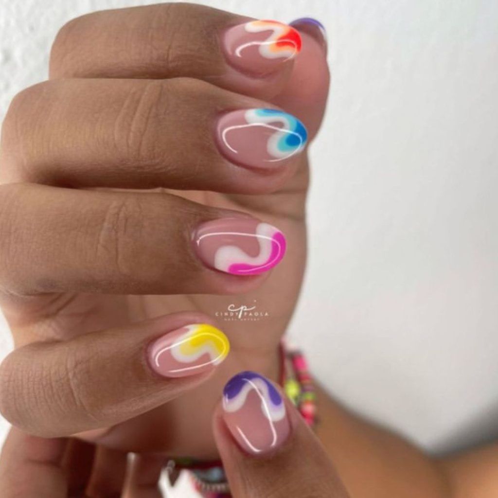 Swirly Colorful Nails Pictures, Photos, and Images for Facebook, Tumblr ...