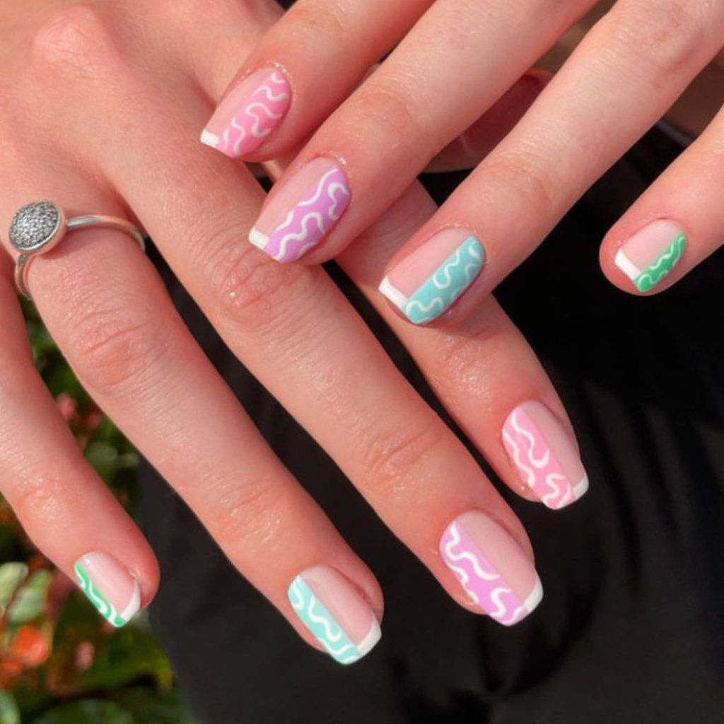 Half Swirl And Tip Nails Pictures, Photos, and Images for Facebook ...