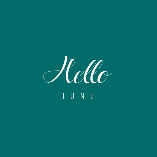 Simple Hello June Message Pictures, Photos, and Images for Facebook ...