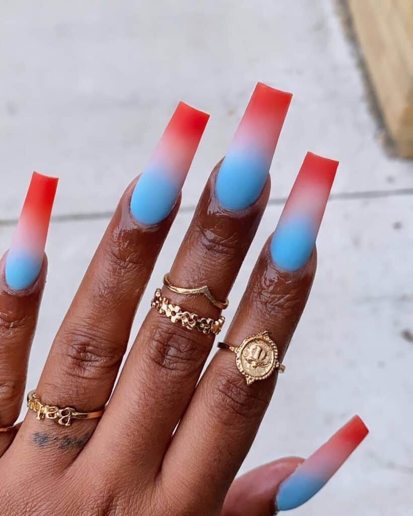 Firecracker Ombre Nails Pictures, Photos, and Images for Facebook ...