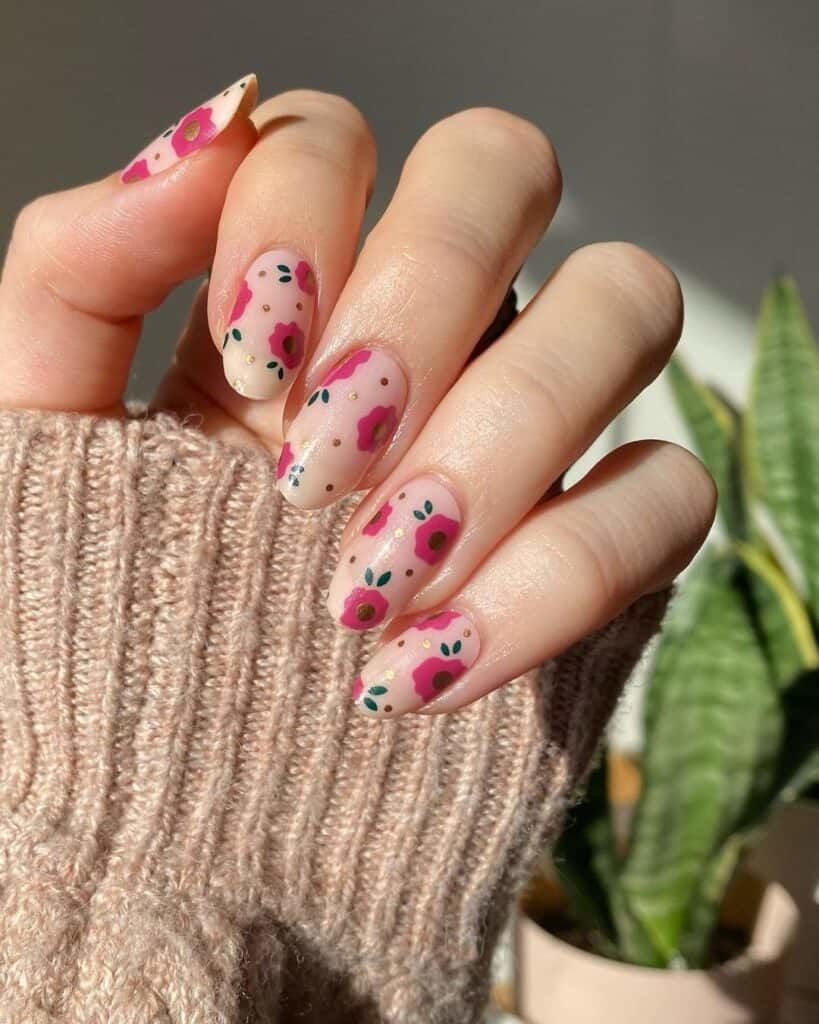 Negative Space Flower Nails Pictures, Photos, and Images for Facebook ...
