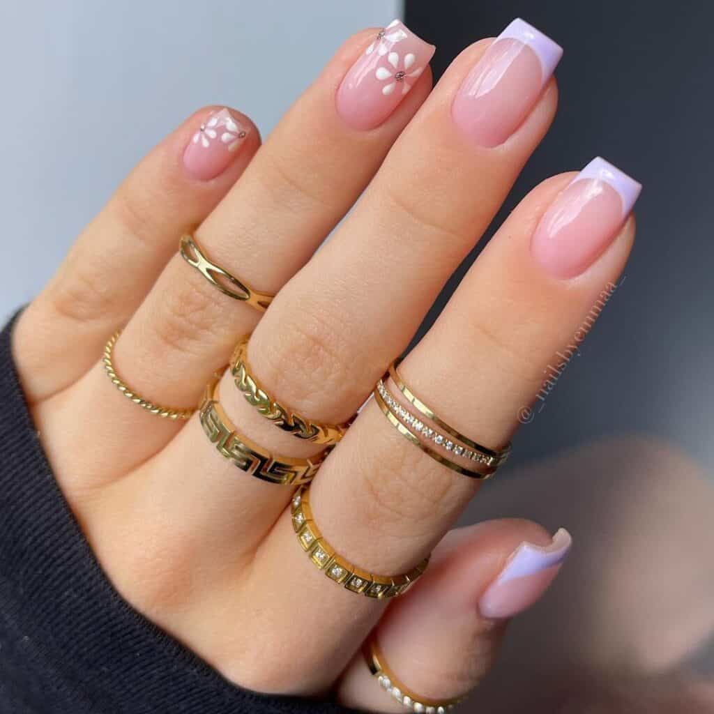 Lavender Wildflower Spring Nails Pictures, Photos, and Images for ...