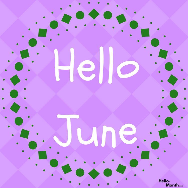 Hello June With Purple Background Pictures, Photos, and Images for ...
