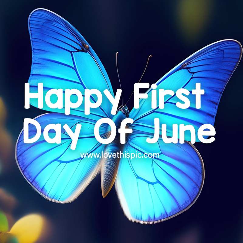 Glowing Butterfly - Happy First Day Of June Pictures, Photos, and ...