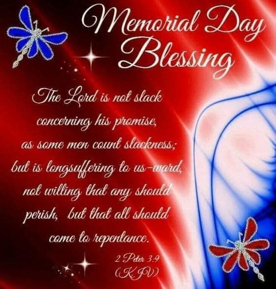 Memorial Day Blessing With Bible Verse Pictures, Photos, and Images for ...
