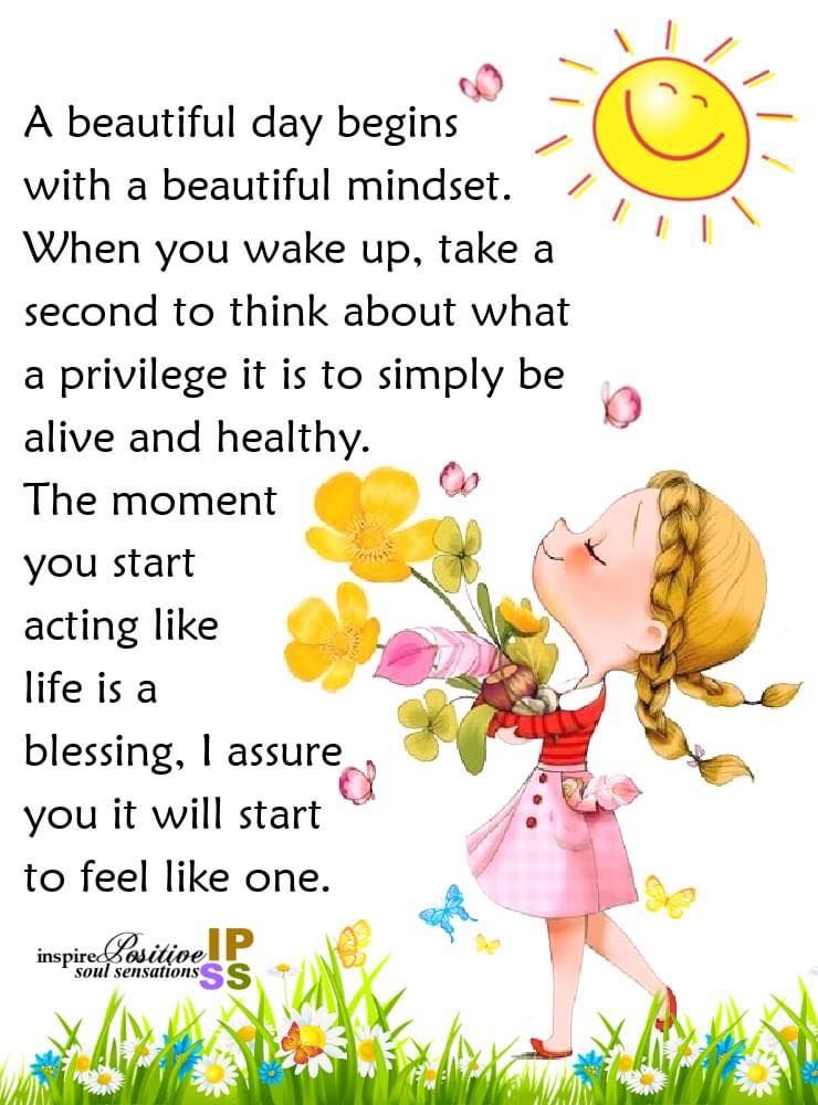 A Beautiful Day Begins With A Beautiful Mindset. Pictures, Photos, and ...