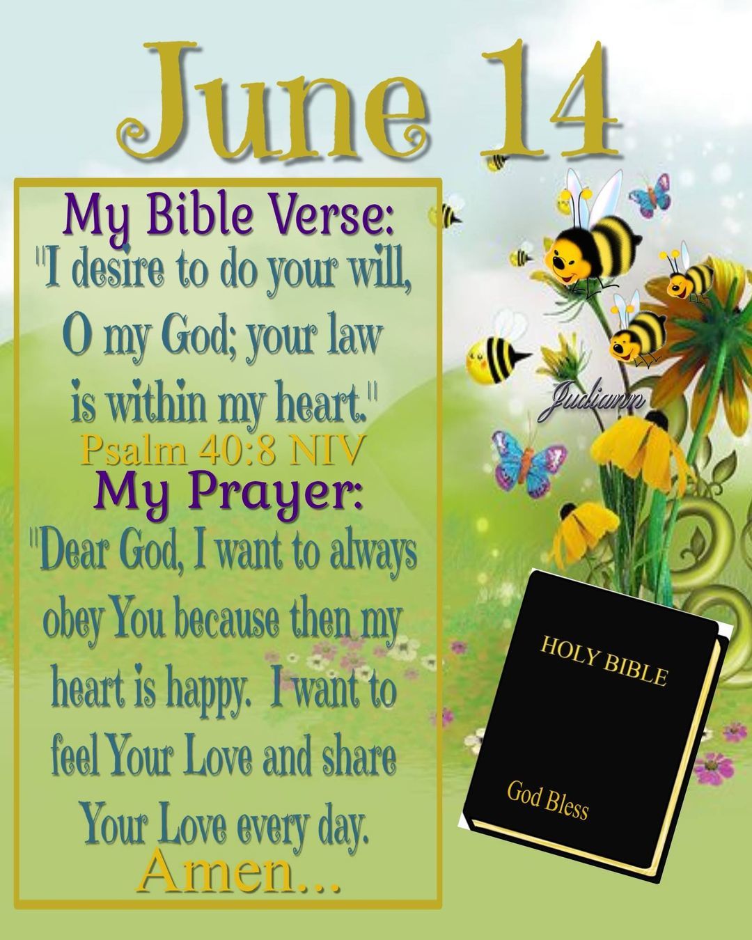 June 14 Bible Verse Pictures, Photos, and Images for Facebook, Tumblr ...