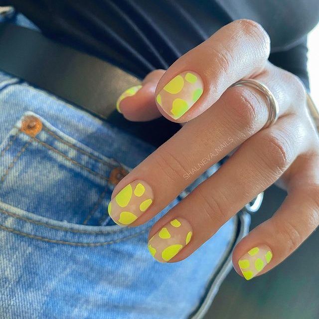 Neon Yellow Splotch Nails Pictures, Photos, and Images for Facebook ...