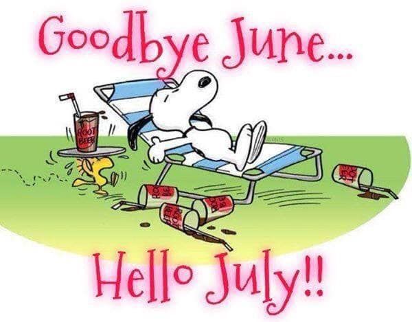 Goodbye June...Hello July With Snoopy Pictures, Photos, and Images for ...