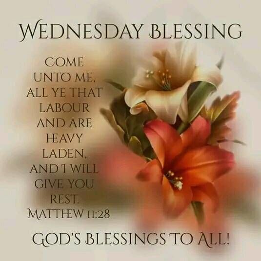 God's Blessings To All! Wednesday Blessing Pictures, Photos, and Images ...