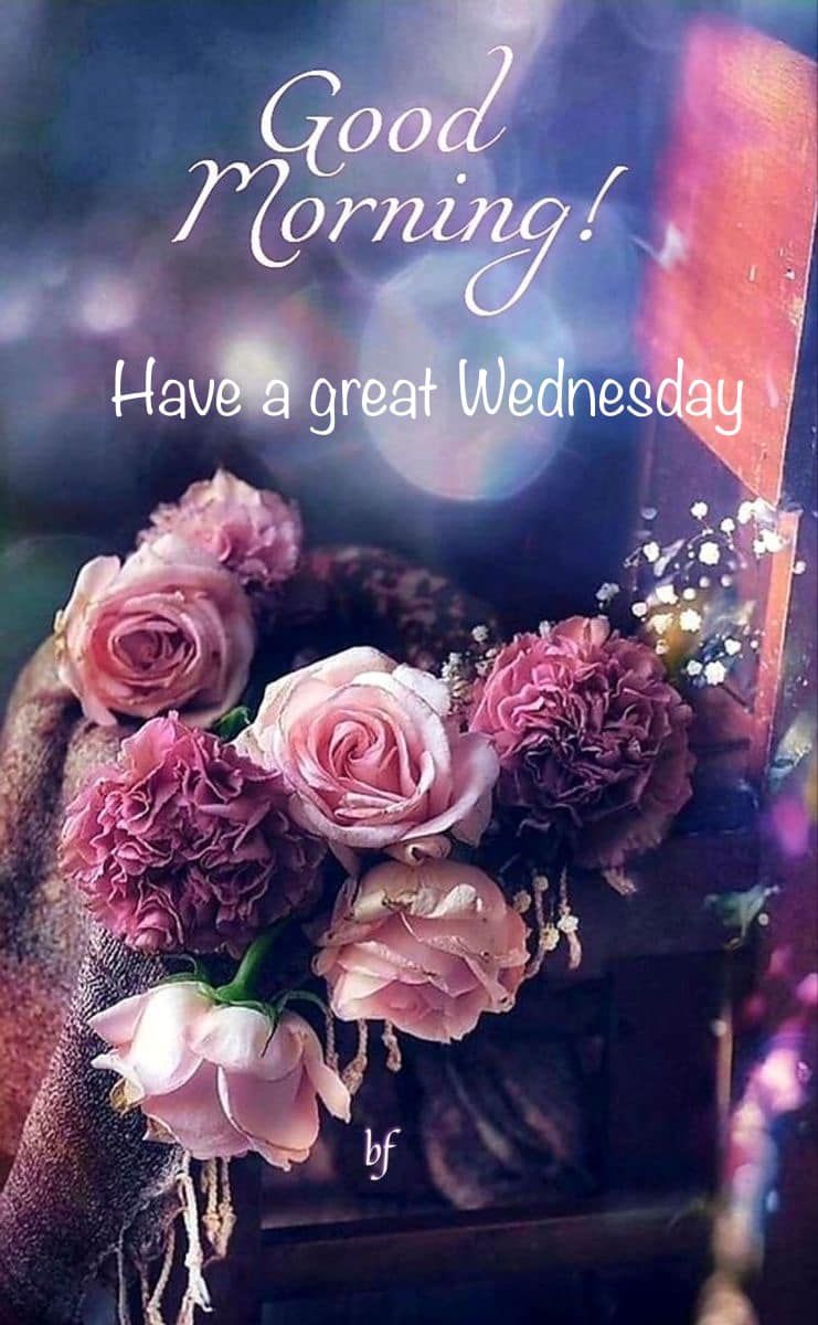 Roses & Peonies - Good Morning, Have A Great Wednesday Pictures, Photos ...