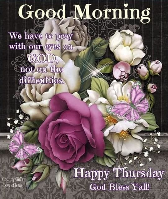 We Have To Pray With Our Eyes On God, Not On The Difficulties. Good ...