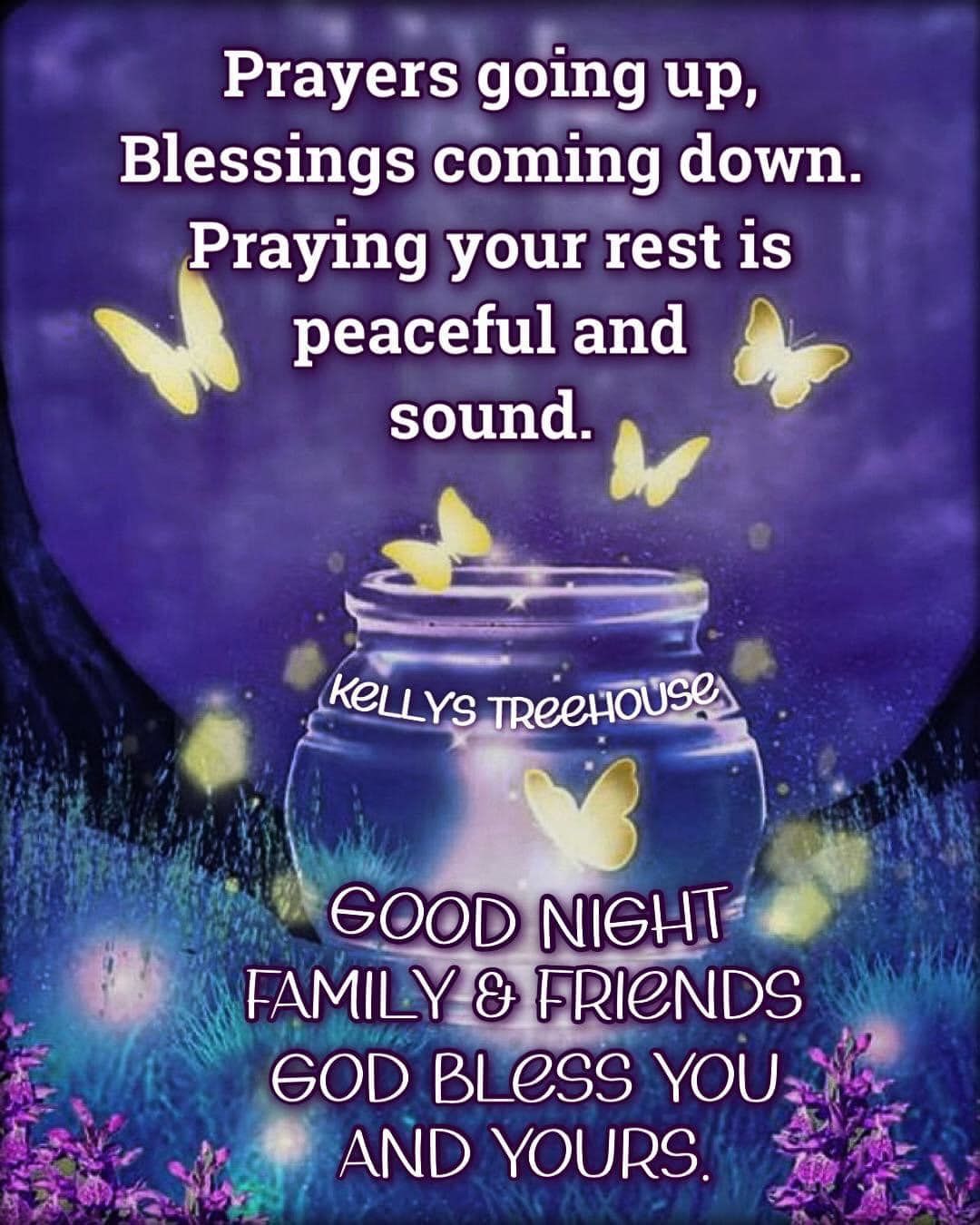 Prayers Going Up, Blessings Coming Down. Praying Your Rest Is Peaceful ...