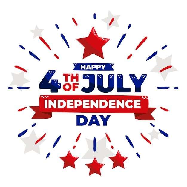Illustrated Happy 4th Of July Message Pictures, Photos, and Images for ...
