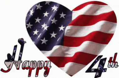 Patriotic Heart - Happy 4th Gif Pictures, Photos, and Images for ...