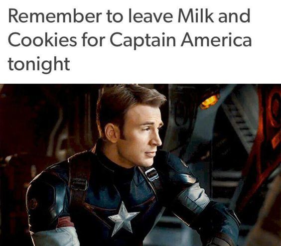 Leave The Milk And Cookies Out For Captain America Pictures, Photos ...