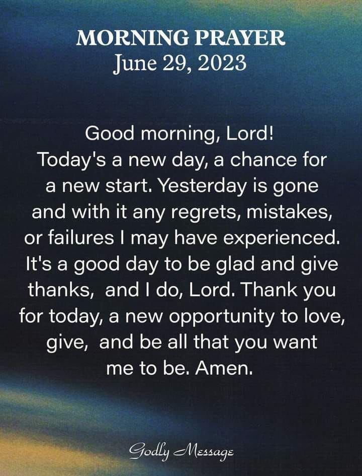 June 29 Morning Prayer Pictures, Photos, and Images for Facebook ...
