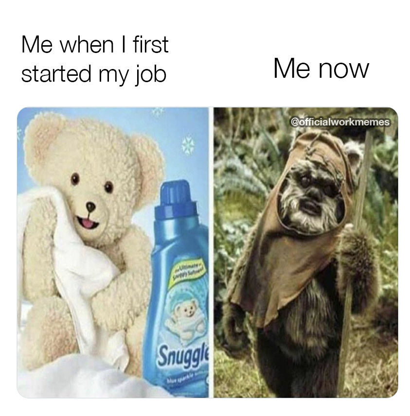 Me When I First Started My Job Vs Me Now Pictures, Photos, and Images ...