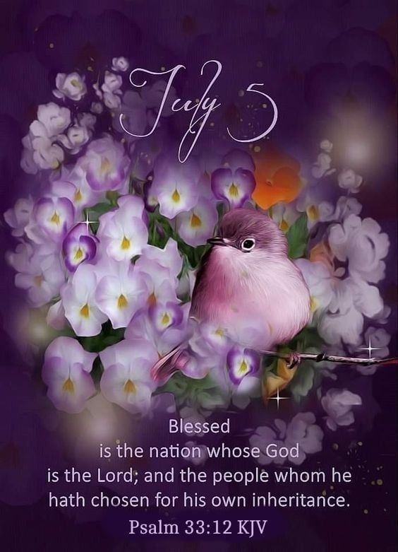 July 5 Psalm 33:12 Greeting Pictures, Photos, and Images for Facebook ...