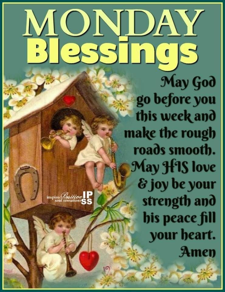 Vintage Angel Monday Blessings Pictures, Photos, and Images for ...