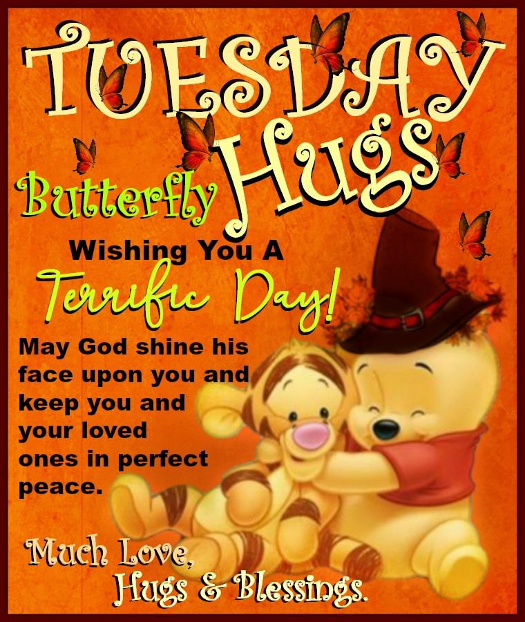 Tuesday Hugs, Wishing You A Terrific Day Pictures, Photos, and Images ...
