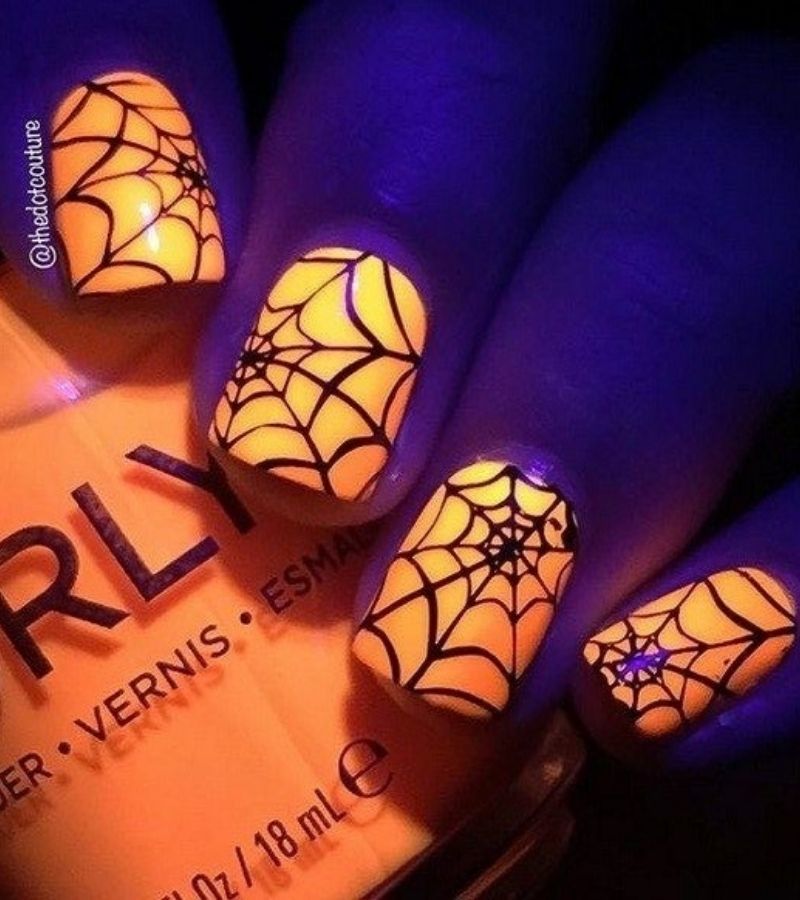 Glowing Spider Web Nails Pictures, Photos, and Images for Facebook ...