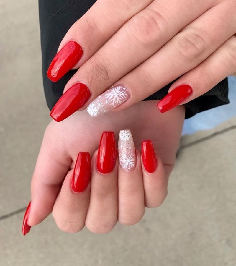 Sparkling Red Holiday Nails Pictures, Photos, and Images for Facebook ...