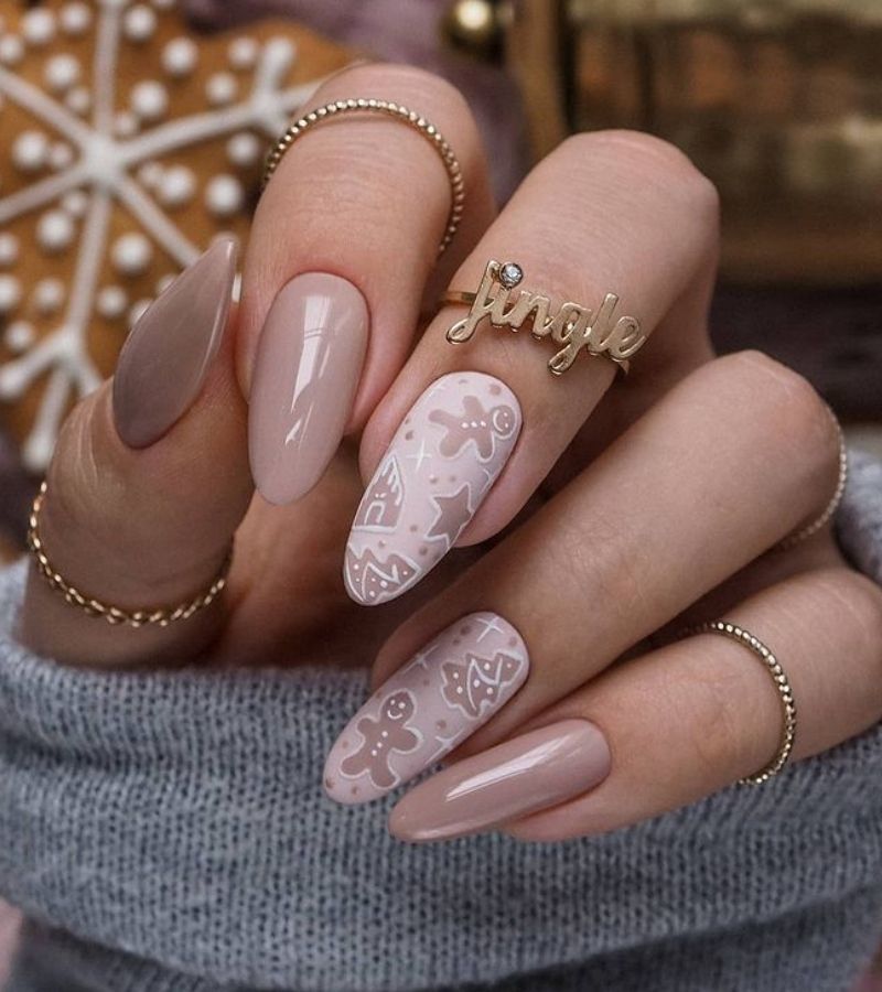 Neutral Gingerbread Nails Pictures, Photos, and Images for Facebook ...
