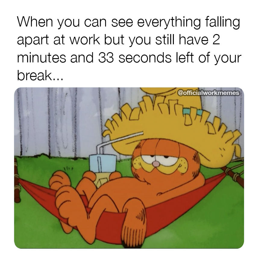 When You Can See Everything Falling Apart At Work But You Still Have 2 ...