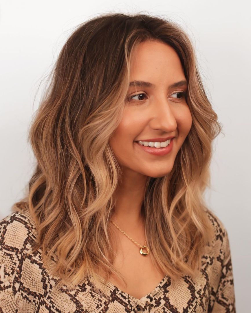 Beautiful Caramel Lob Hairstyle Pictures, Photos, and Images for ...