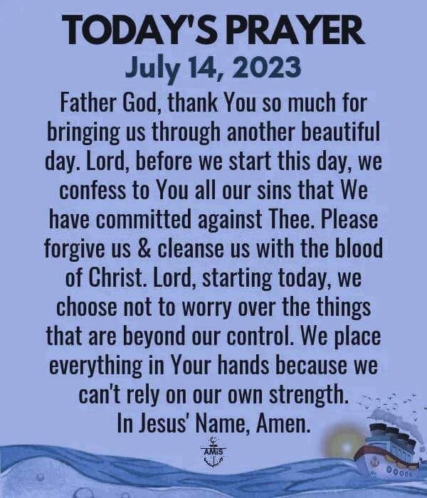 Today's Prayer For July 14 Pictures, Photos, and Images for Facebook ...
