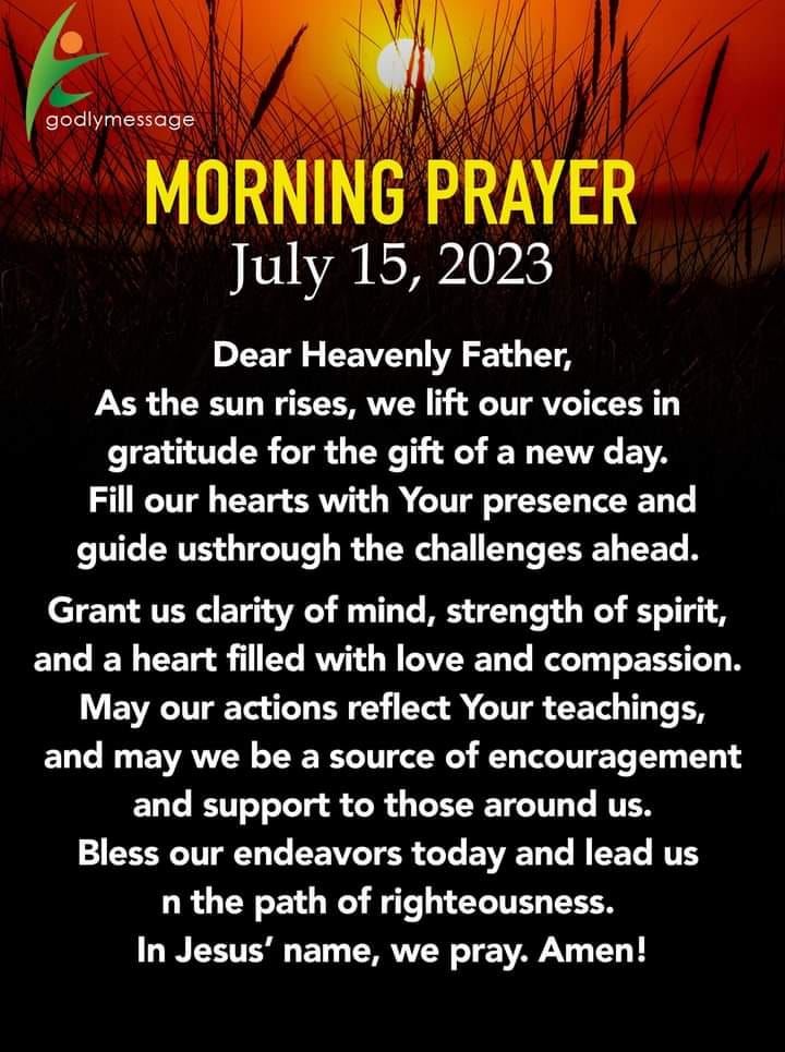 July 15 Morning Prayer Pictures, Photos, and Images for Facebook ...