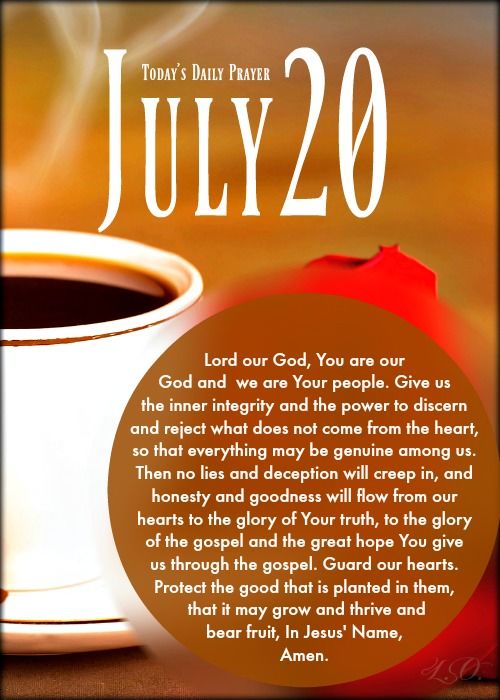 July 20 Daily Prayer Pictures, Photos, and Images for Facebook, Tumblr ...