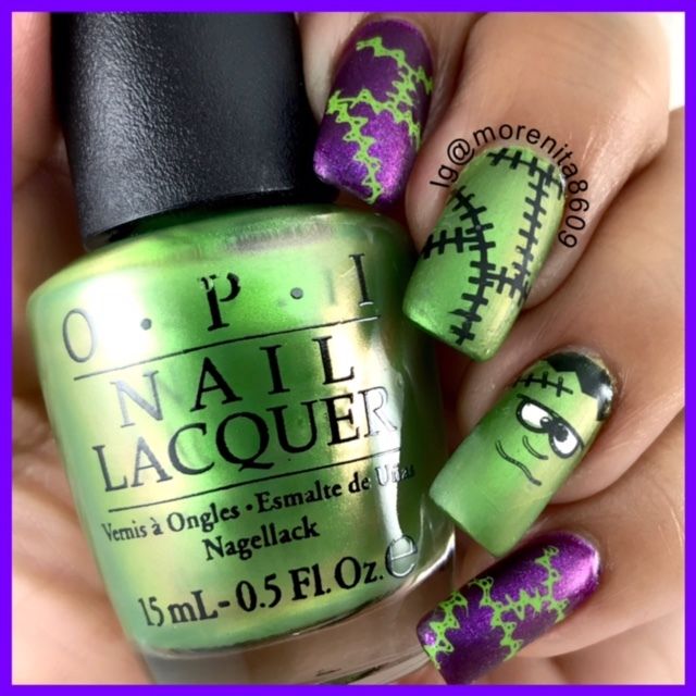 Frankenstein Inspired Nail Art Pictures, Photos, and Images for ...