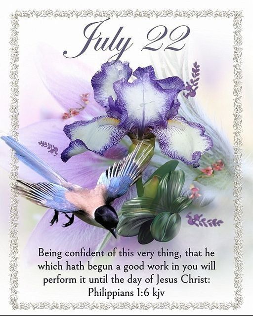 July 22 Blessing With Bible Verse Pictures, Photos, and Images for ...