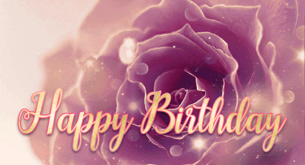 Sparkling Rose - Happy Birthday Gifs Pictures, Photos, and Images for ...