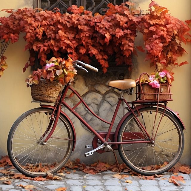 Autumn Bike With Leaves Pictures, Photos, and Images for Facebook ...