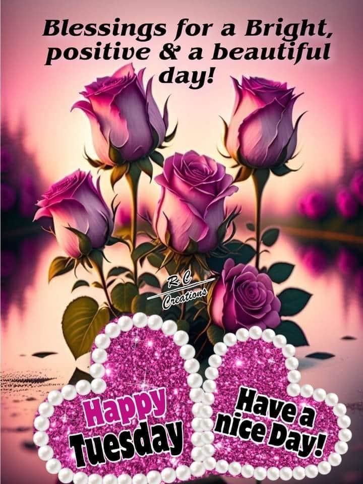 Blessings For A Bright, Positive & A Beautiful Day! Happy Tuesday ...