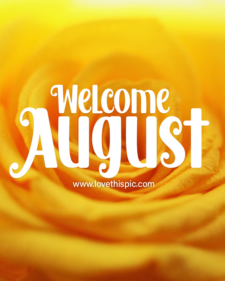 Welcome August Greeting Yellow Rose Pictures, Photos, and Images for ...