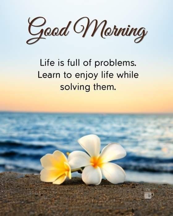 Life Is Full Of Problems. Learn To Enjoy Life While Solving Them. Good ...
