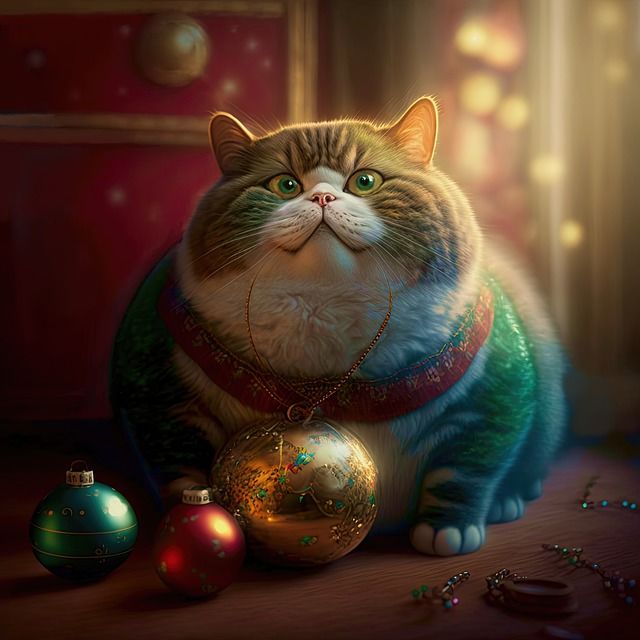 Chubby Christmas Cat Pictures, Photos, and Images for Facebook, Tumblr ...