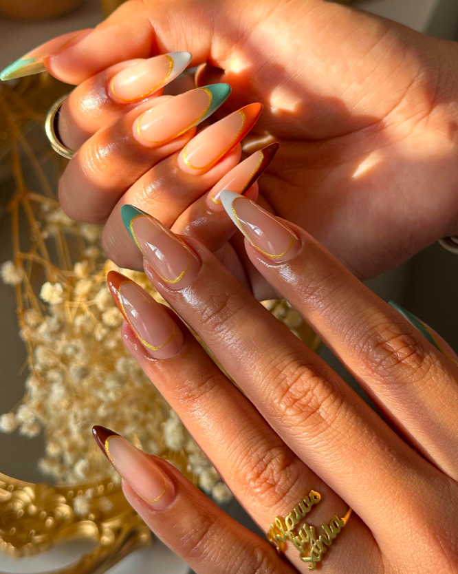 Beautiful Touch Of Gold Nails Pictures, Photos, and Images for Facebook ...