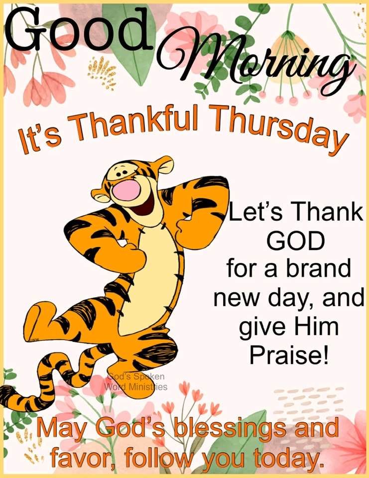 It's Thankful Thursday, Good Morning Pictures, Photos, and Images for ...
