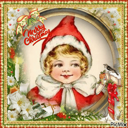 Vintage Merry Christmas Portrait Pictures, Photos, and Images for ...