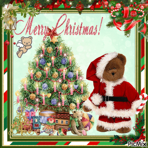 Merry Christmas Teddy Gif Pictures, Photos, and Images for Facebook ...