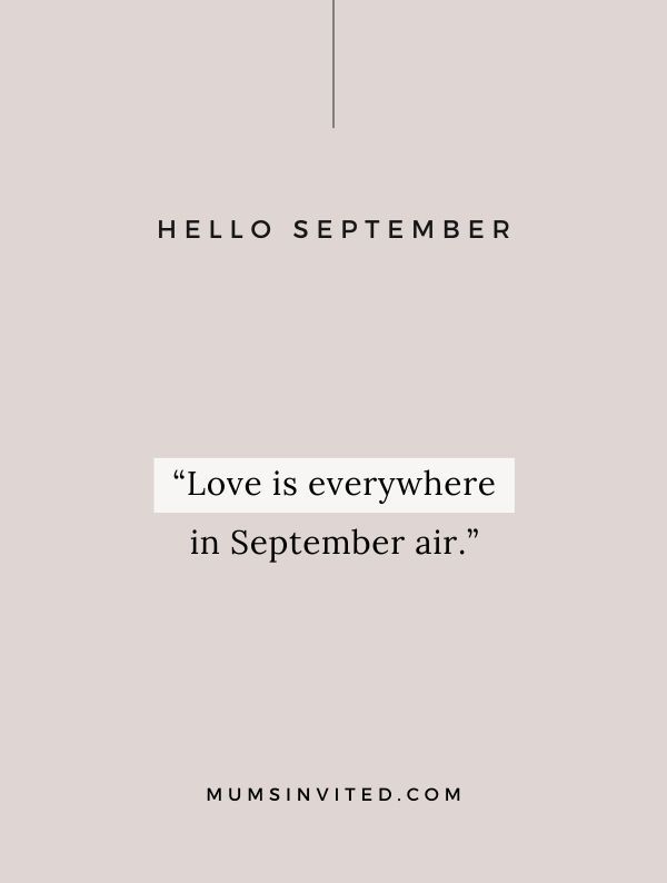 Love Is Everywhere In September Air...Hello September Pictures, Photos ...