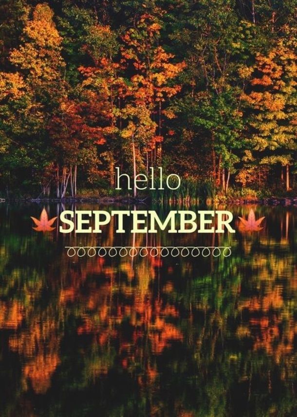 Reflective Fall Forest - Hello September Pictures, Photos, and Images ...